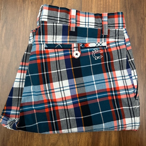 Louis Castel | Pants | Louis Castel Mens Plaid Blueblackwhitered ...